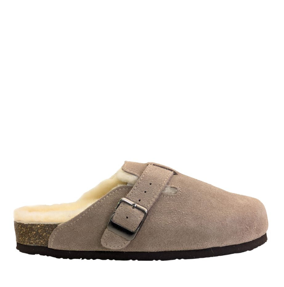 Shearling clogs store