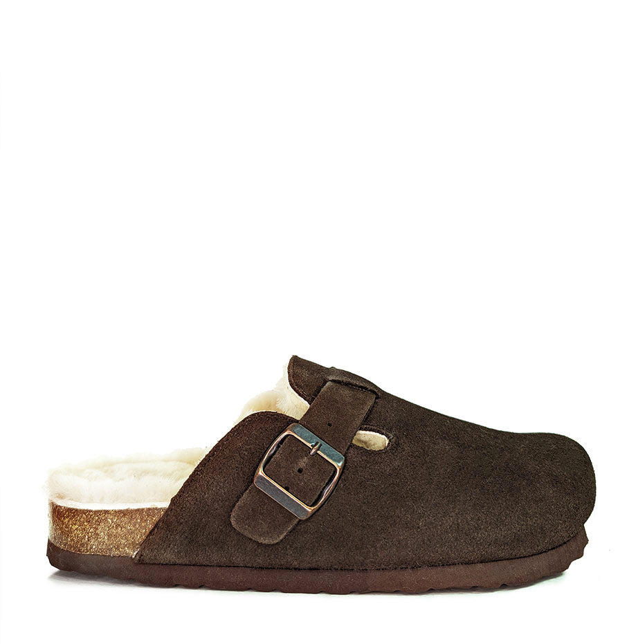 Billie Sheepskin Clogs with Cork Sole | Koalabi Australia