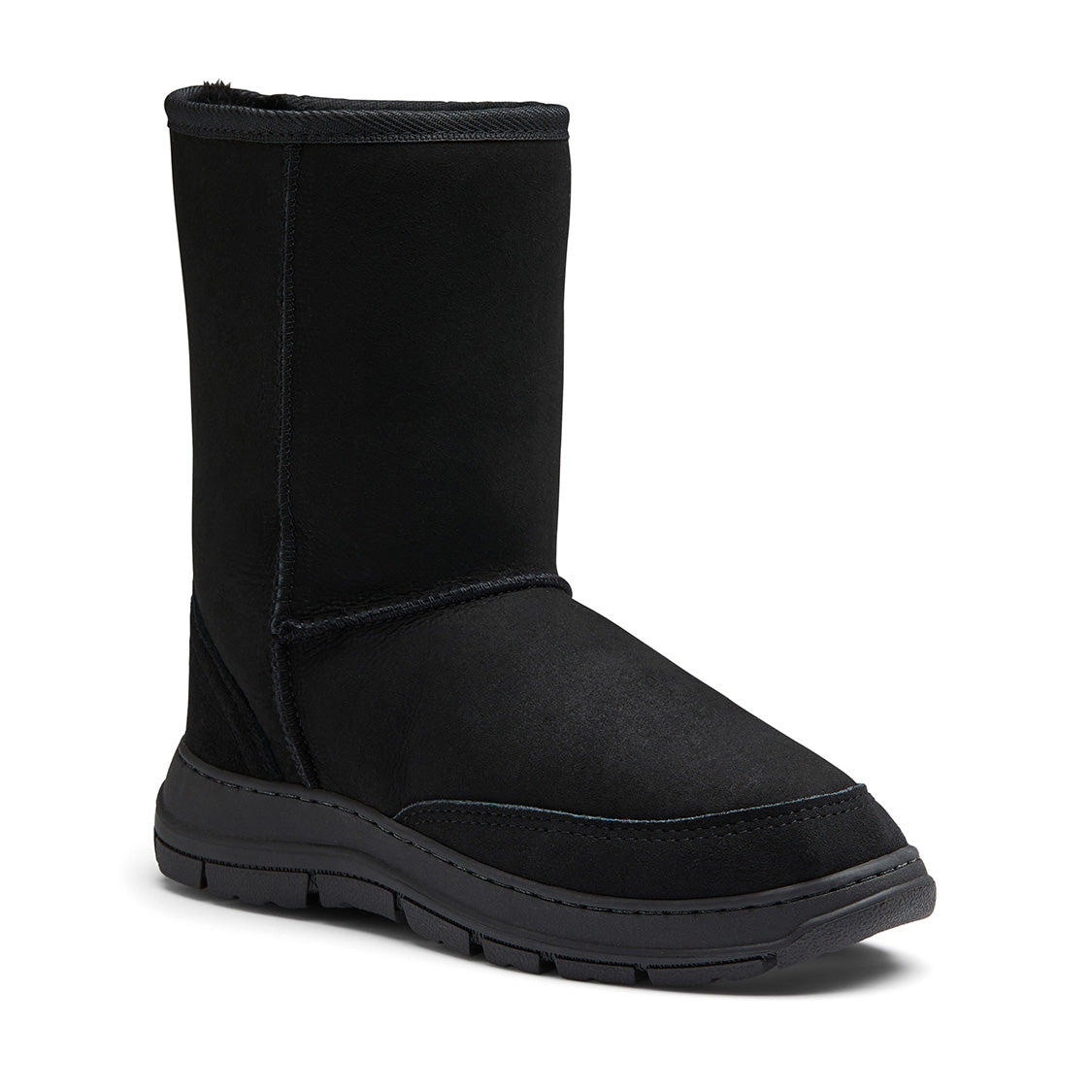 Short Terrain Sheepskin Boots with Thick Sole | Koalabi Australia